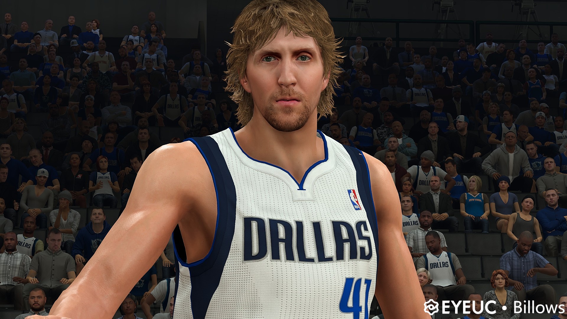 Dirk Nowitzki Cyberface, Hair and Body Model v1.1 By Billows [FOR 2K21]