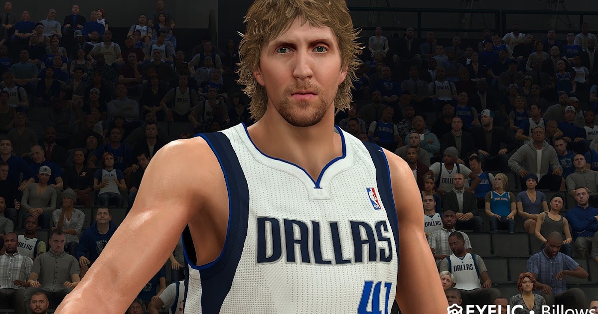 Dirk Nowitzki Cyberface, Hair and Body Model v1.1 By Billows [FOR 2K21]