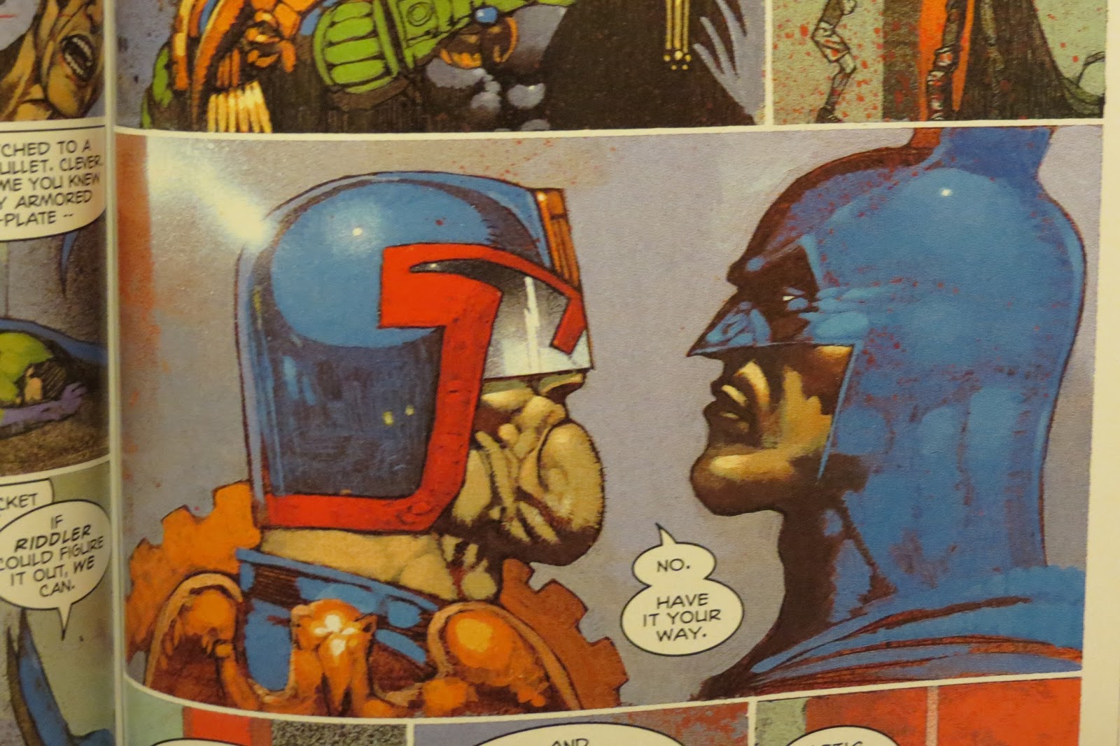 Name Forthcoming: Review: Batman Vs Judge Dredd
