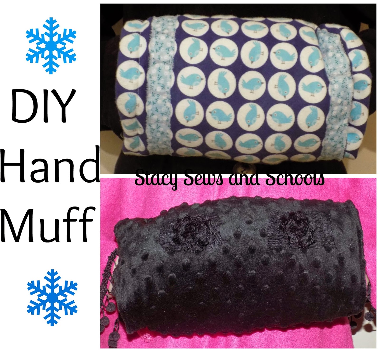 Stacy Sews and Schools: DIY Hand Muffs