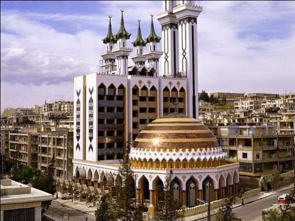 Beautiful Viw of Al Rahman Mosque , Aleppo – Syria