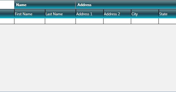 Wpf Datagrid Column Header Style