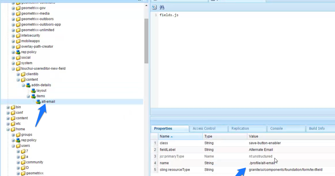 Experiencing Adobe Experience Manager (AEM, CQ): AEM 61 - Touch UI Add New Fields to User Editor ...
