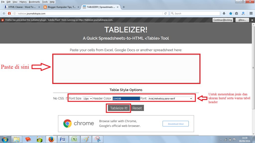 Cara Membuat Tabel di Blog dengan Mudah dan Cepat Cara Membuat Tabel di Blog dengan Mudah dan Cepat