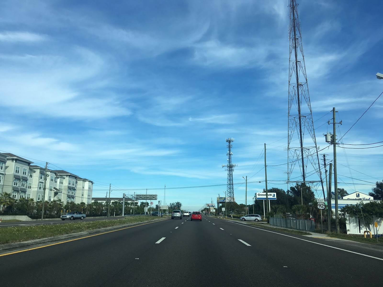 US Route 92 over the Gandy Bridge