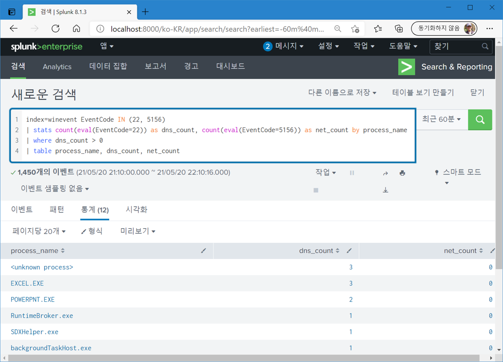 케세라세라: Splunk의 Join - 3rd