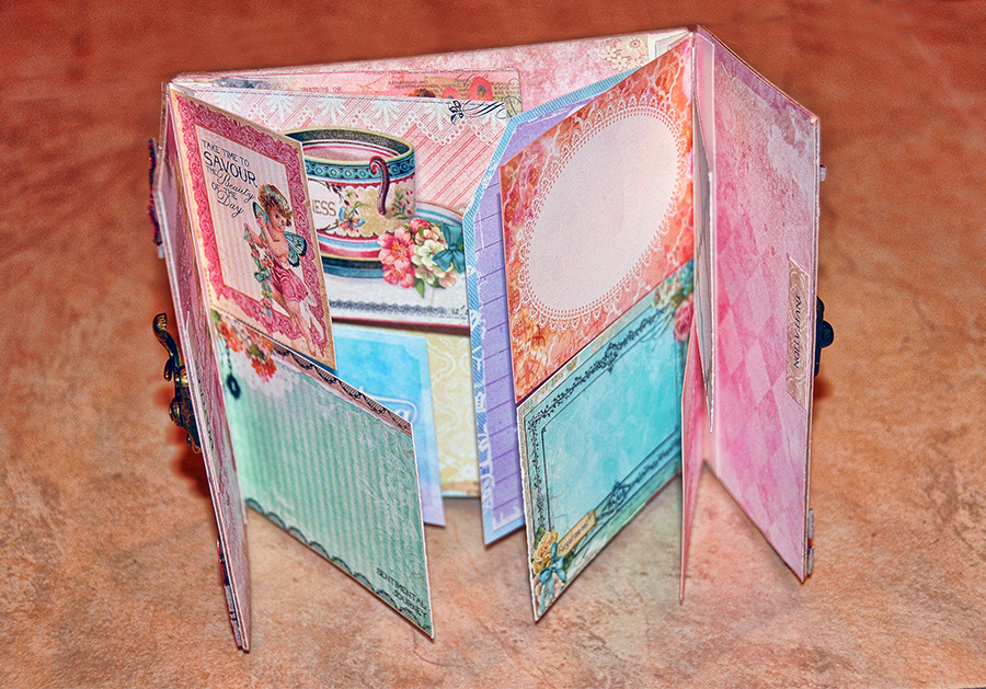 Blue Fern Studios: 2 Layouts and a Gatefold album by Lisa Gregory
