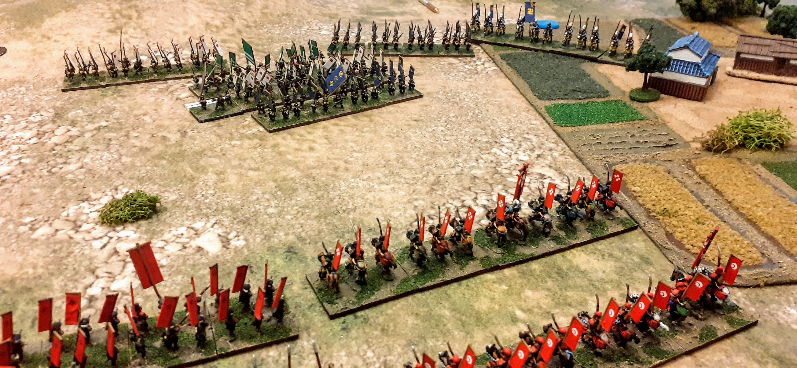 10mm Samurai game using Fantastic Battles rules
