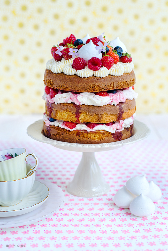 food drink: Totally Summery Eton Mess Cake