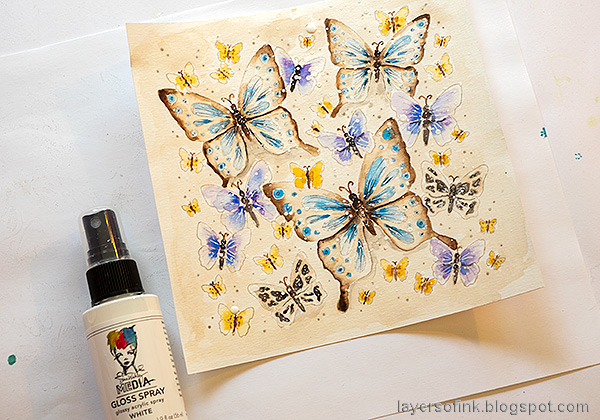 Layers of ink: Watercolor Butterflies Tutorial