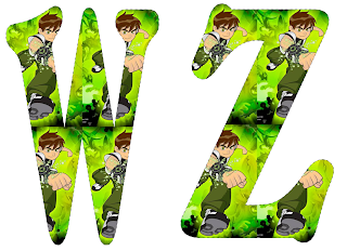 Alfabeto de Ben 10. - Oh my Alfabetos!