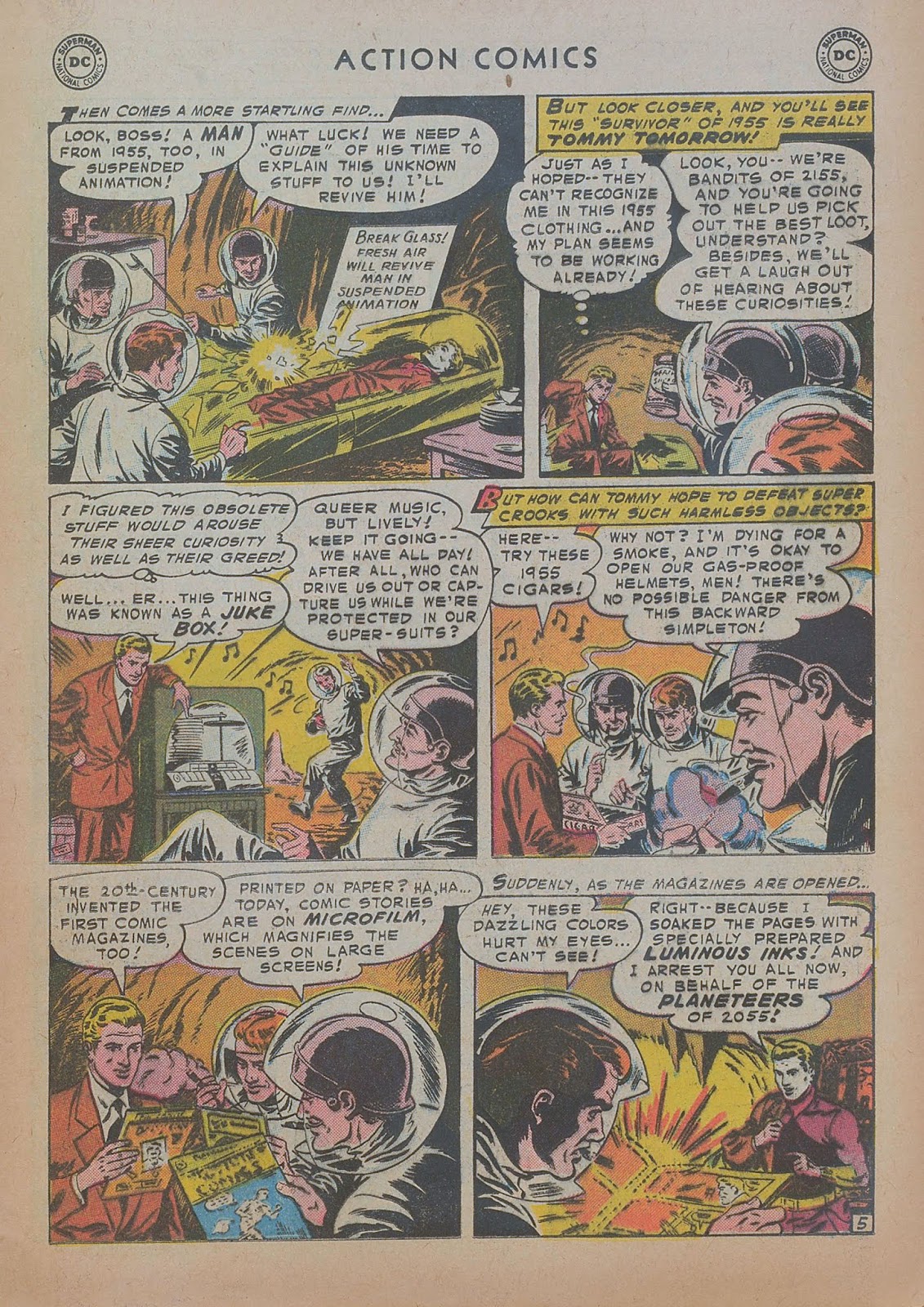 Four-Color Shadows: Tommy Tomorrow-Jim Mooney-1955