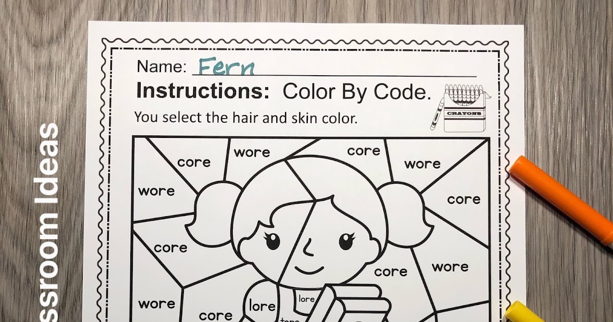 Two New Remediation Color By Code Resources for Your Classroom! - Fern ...