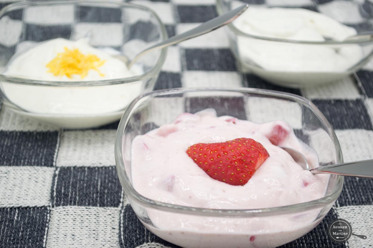 Kwark of yoghurt met...