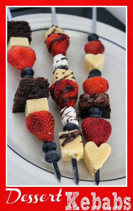 Dessert Kebabs {Tuesday's Tasty Treat} | Pieces of a Mom