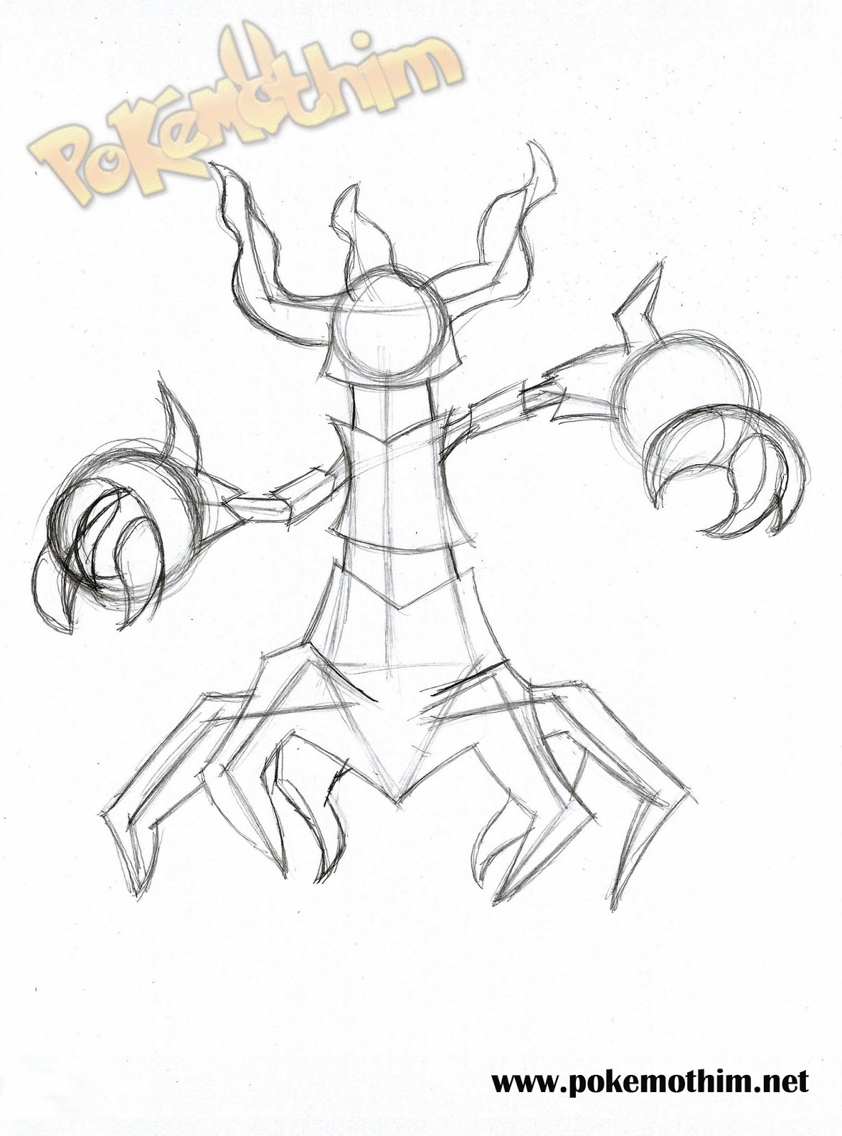 Tutorial de Desenho: Trevenant - Pokémothim