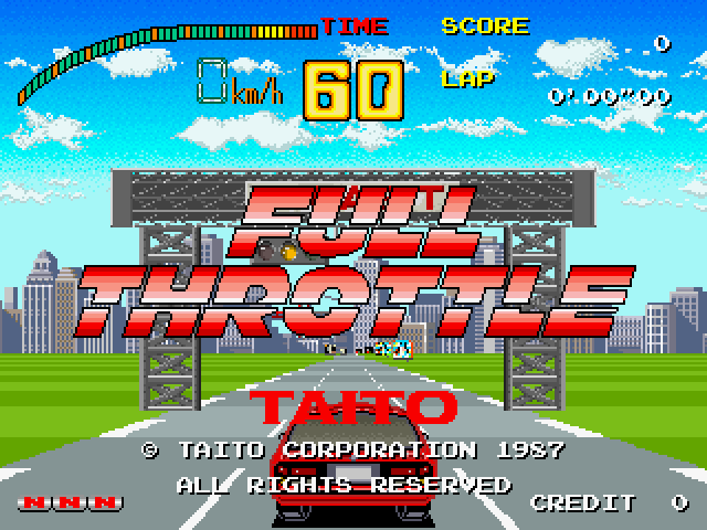 VGJUNK: FULL THROTTLE / TOP SPEED (ARCADE)
