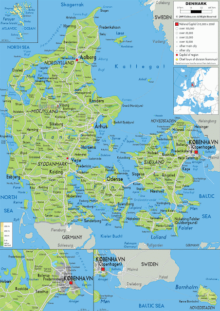 MAPS OF DENMARK
