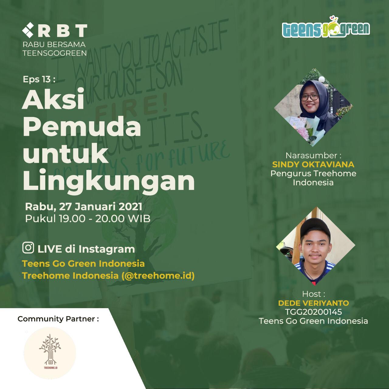 Aksi Pemuda untuk Lingkungan - Teens Go Green Indonesia