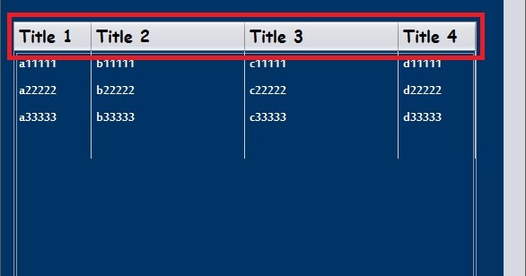How To Customize jTable Header | Source Tutorials How To Customize jTable Header | Source Tutorials