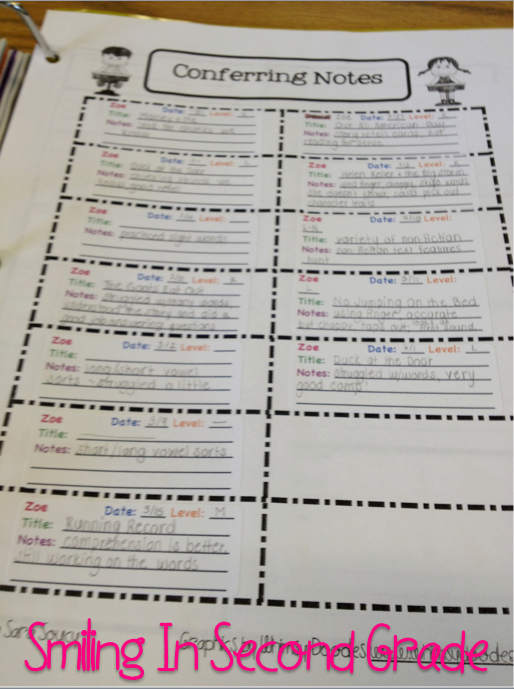 Smiling in Second Grade: Reader's Workshop Binder