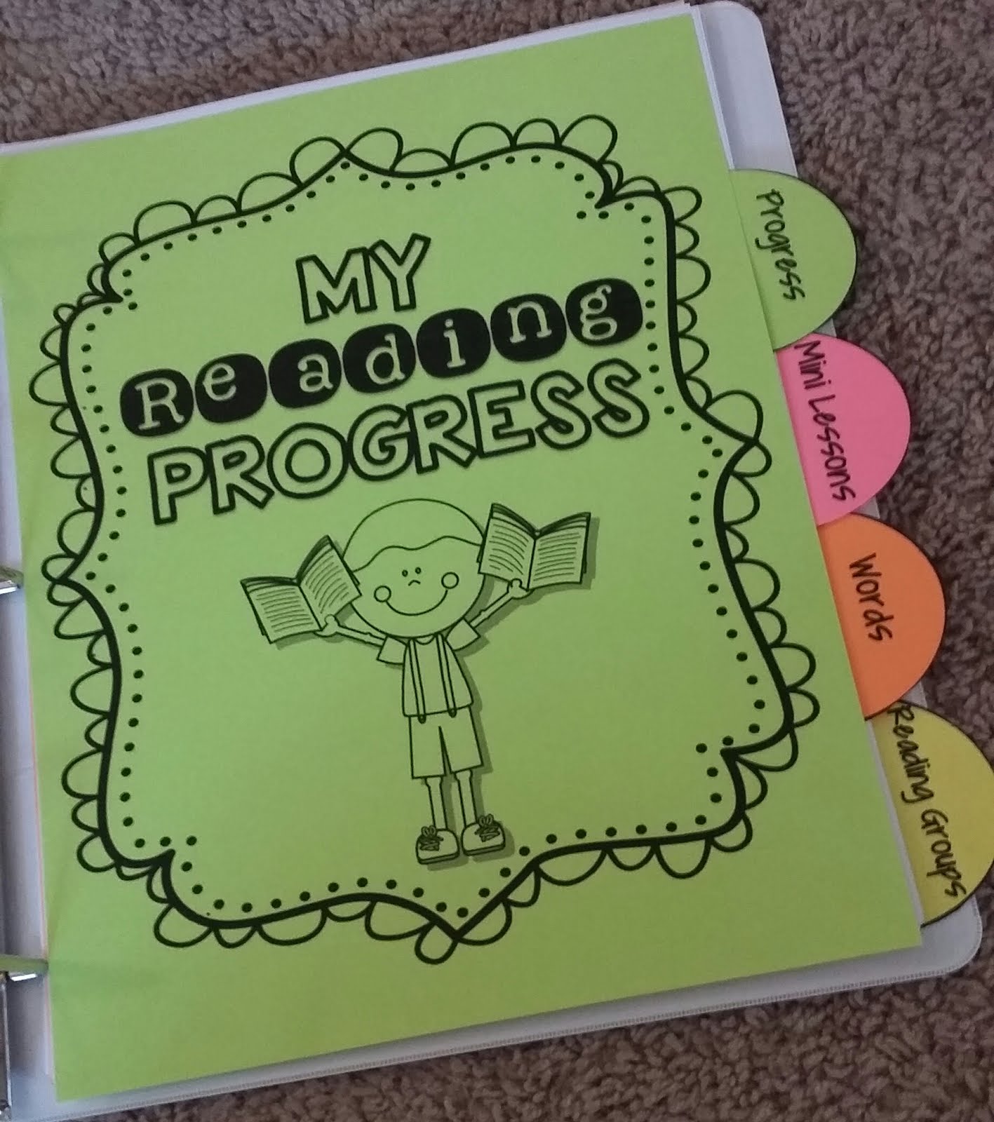 The Sunny Side: Student Centered Reading Binders