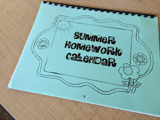 Kindergarten Kiosk: Summer Homework Calendar & Free Song Poster