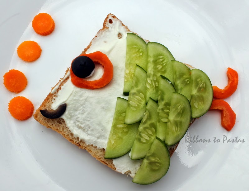 Food Craft - Open Fish Sandwich - Ribbons to Pastas