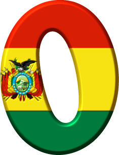 Alfabeto con la Bandera de Bolivia. - Oh my Alfabetos!