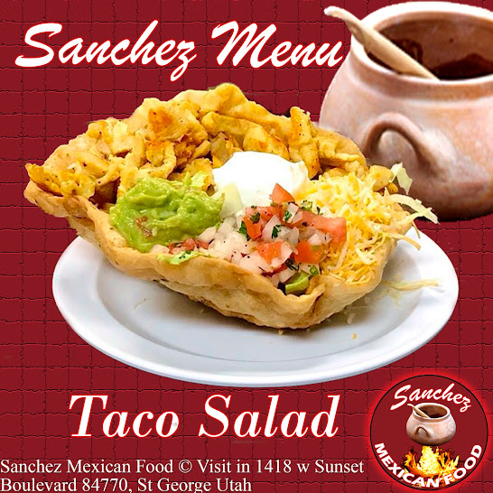 Menu ~ Sanchez Mexican Food