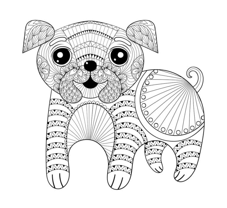 Mandalas De Perros 45 Mandalas Para Colorear Images And Photos Finder