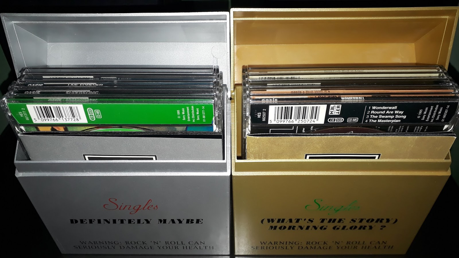 Verita's Sound And Vision: Oasis 2 Box Set Singles Definitely Maybe ...