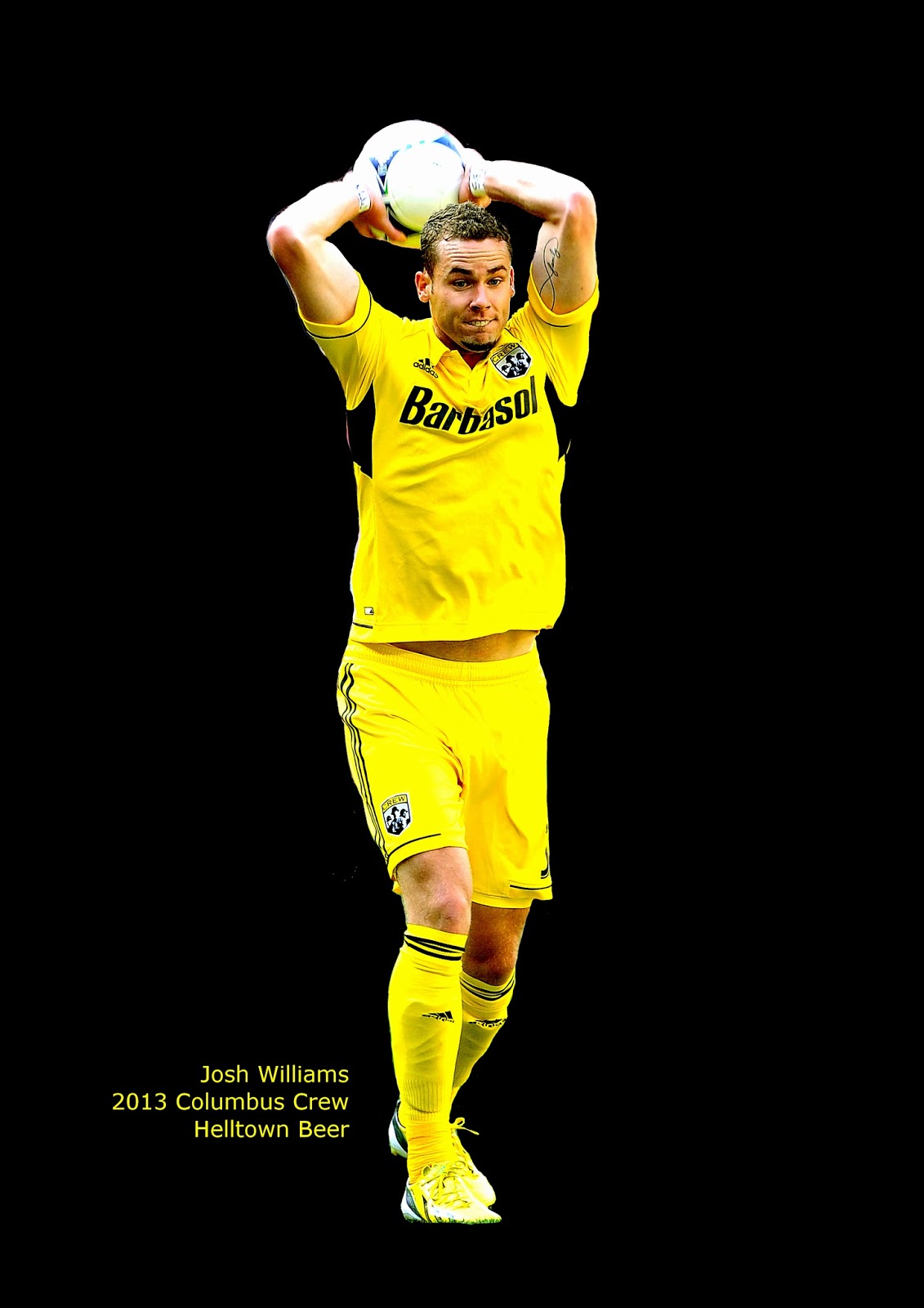 HELLTOWN BEER: Josh Williams, Columbus Crew