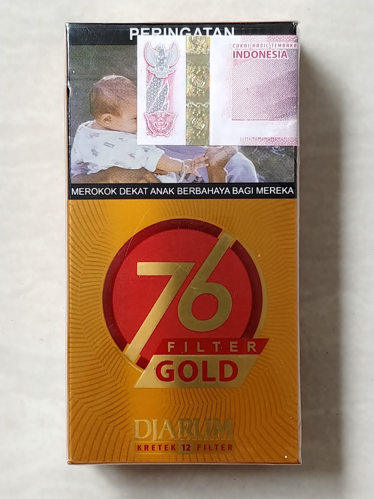 Djarum 76 Filter Gold Kemasan Baru isi 12 Batang, Rejuvenasi Djarum 76 ...