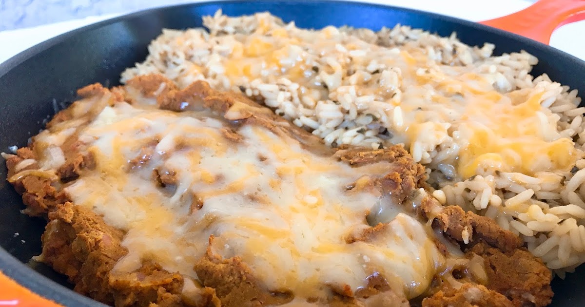 Mexican Rice and Refried Pinto Beans