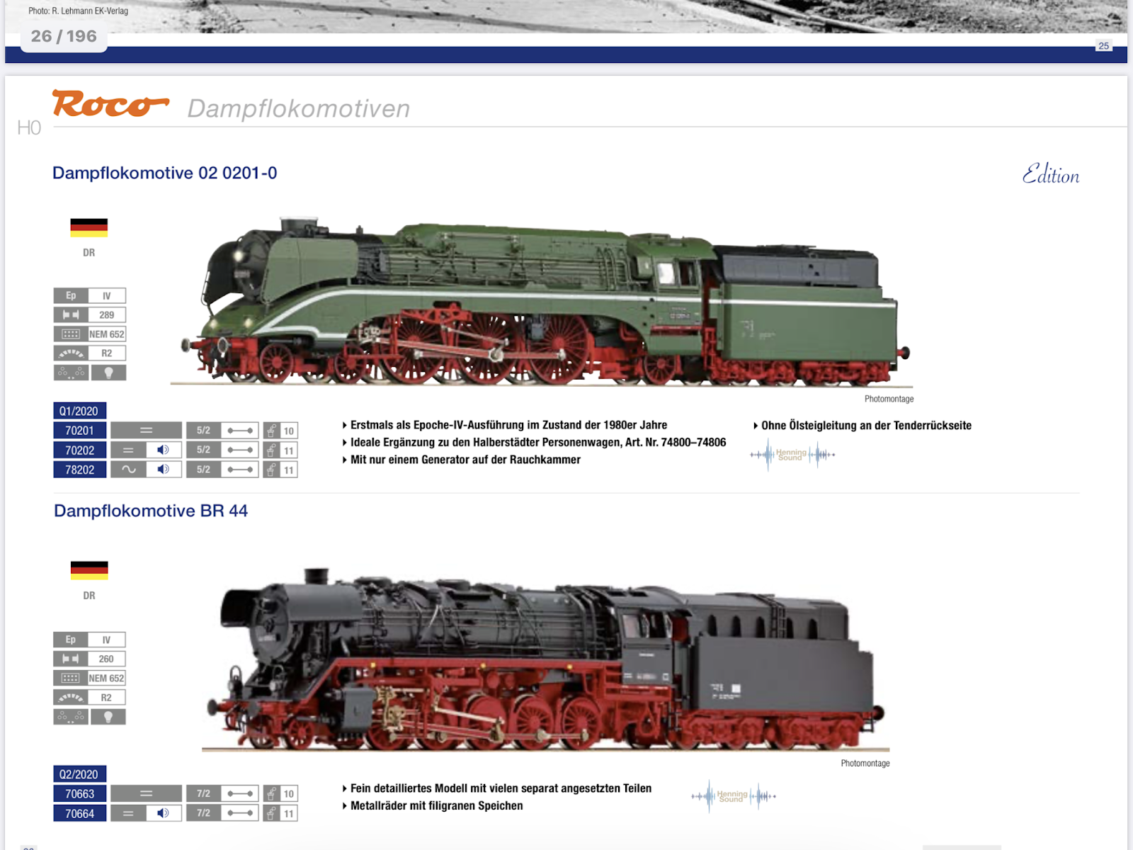 欧州鉄道模型とDCC 始めます！: ROCO 2020 新製品展望