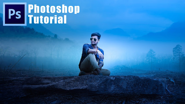 PHOTOSHOP MANIPULATION TUTORIAL WITH AWESOME BLUE AND NIGHT PHOTO EFFECTS