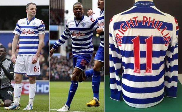Football teams shirt and kits fan: QPR home kit 2012-13