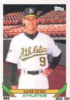 Topps Cards that Never Were: 1993 Topps Jamie Quirk