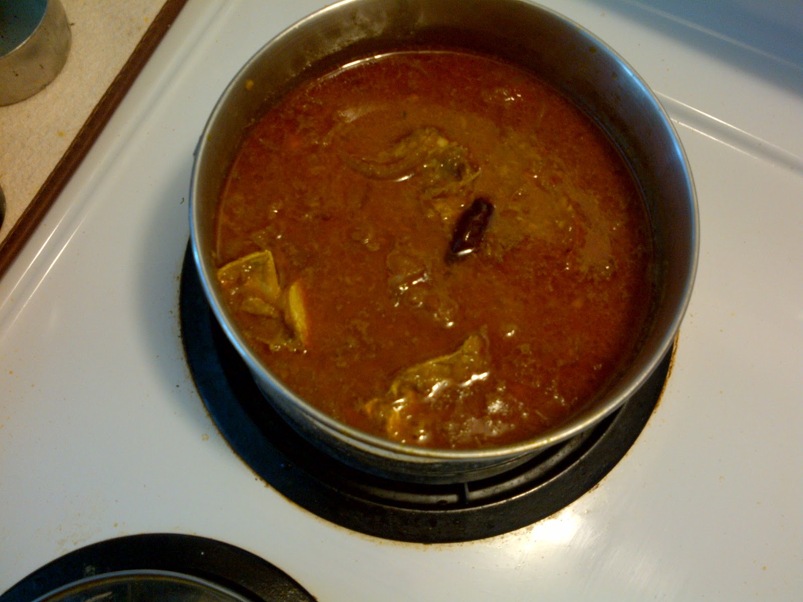 Simple Fish Curry and Brown Rice