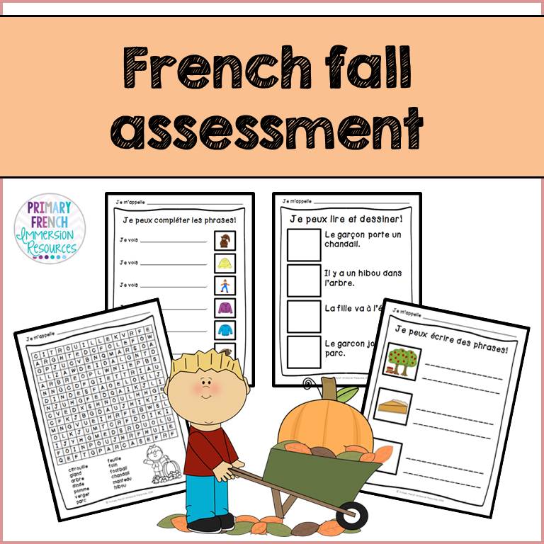 French fall resources - Primary French Immersion Resources