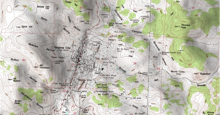 Geo Gold Emmons: A Glimpse at the Comstock Lode, Virginia City, NV