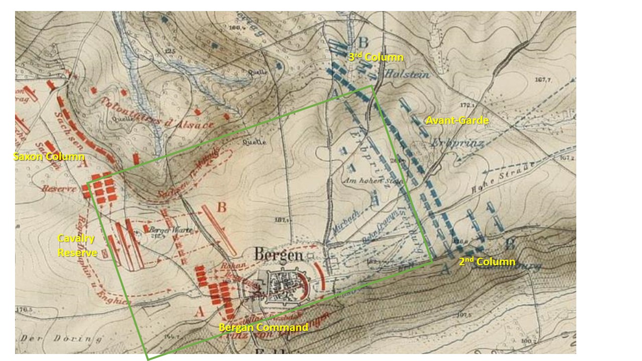Din of Battle: SYW - Battle of Bergen - April 1759