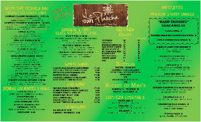 La Plancha Mexican Grill and Tequila Bar: La Plancha Grill Lunch Menus
