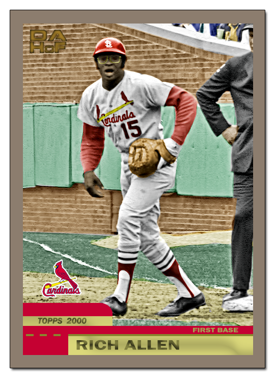 Dick Allen Hall of Fame: 2000 Topps Dick Allen - Cardinals