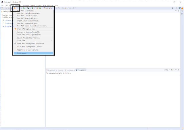 Eclipse에 Aws Toolkit 설치