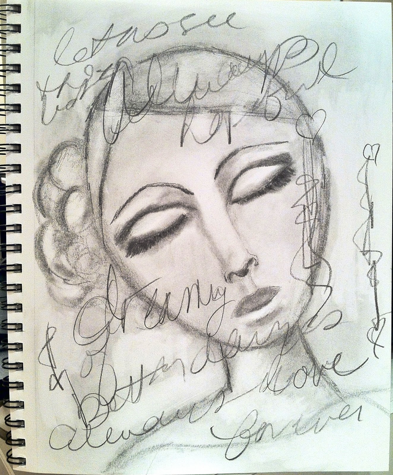 Artsy Butterfly: Her Mind Is Jumbled But Hopeful