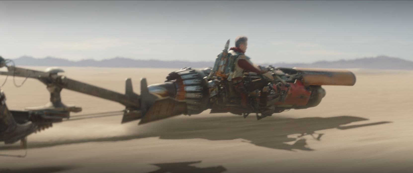 Super Punch: The Marshall's podracer engine jetbike from The Mandalorian