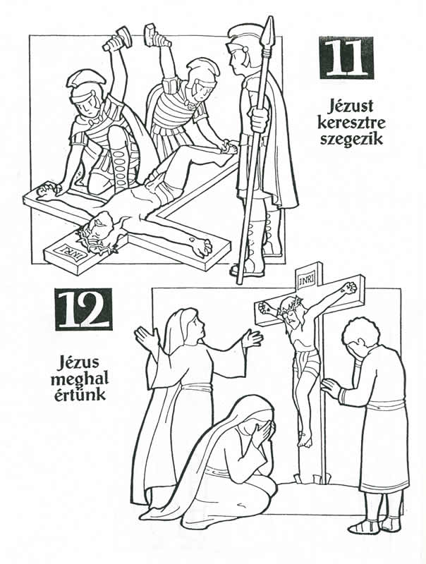 3.a osztály: Katolikus hittan, keresztút