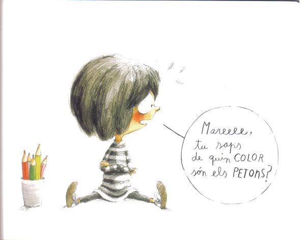 3 anys B: CONTE: De quin color és un petó?